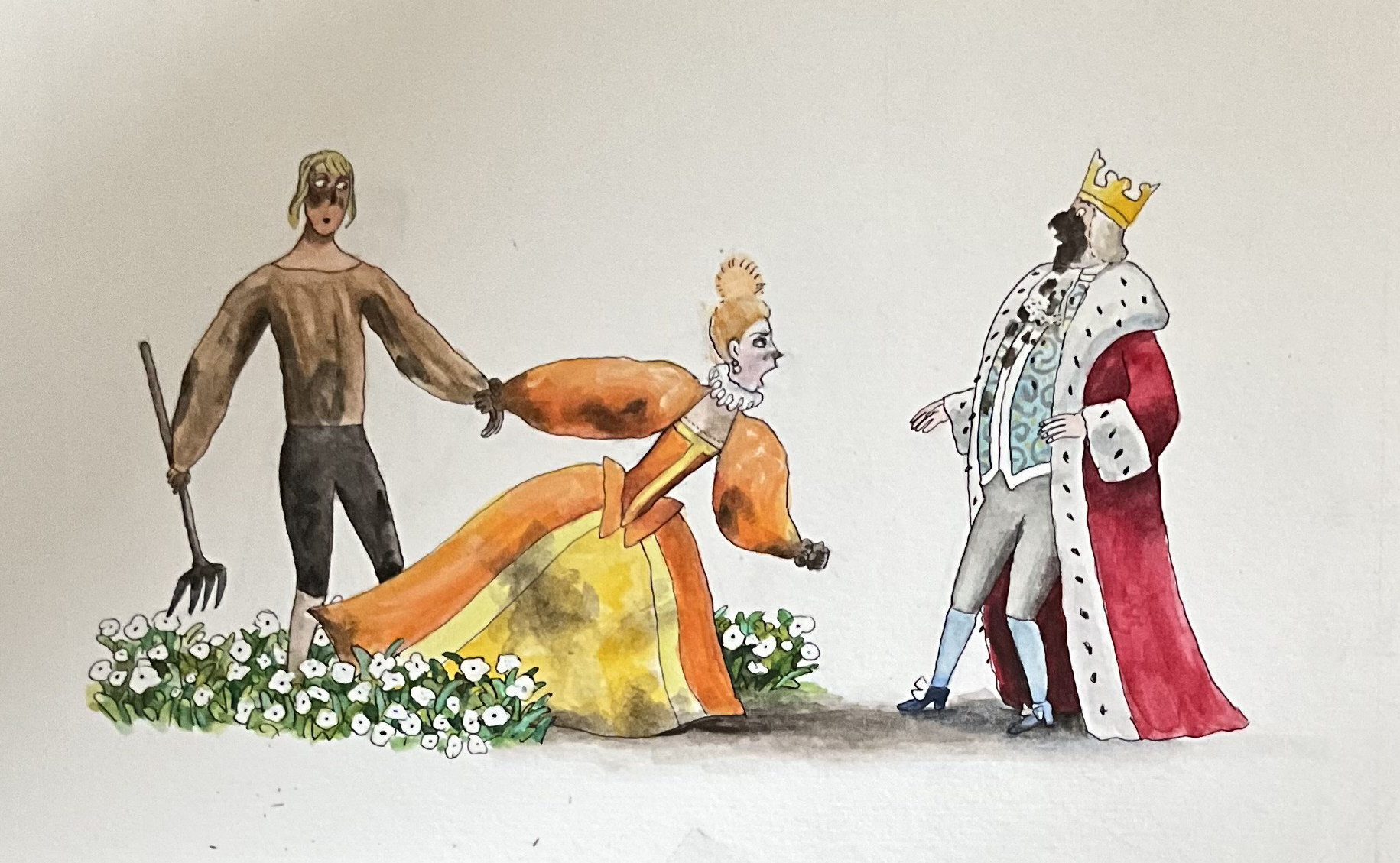 Thé Tjong-Khing en Mino Wortel in WG Kunst