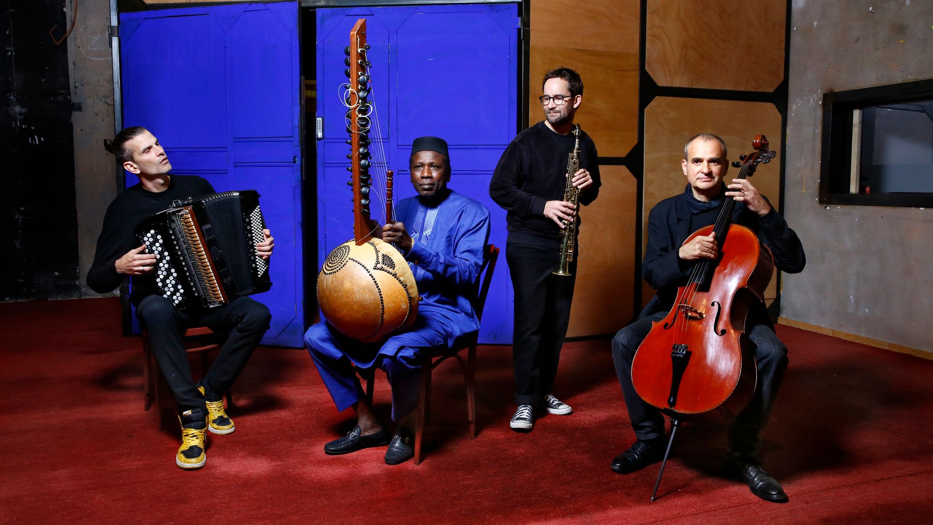 Les Égarés Ballaké Sissoko, Vincent Ségal, Emile Parisien , Vincent Peirani